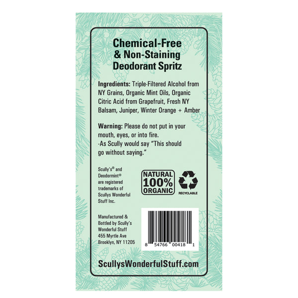 Scully's Alpine Blend Deodormint Refill (9 oz) - Scully's Wonderful Stuff